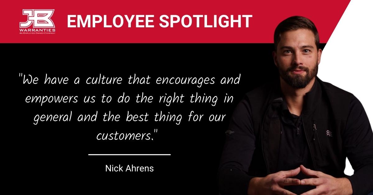 Employee Spotlight - Nick Ahrens